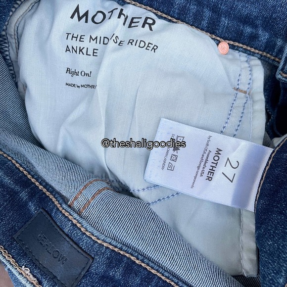 MOTHER | Jeans | Mother Denim The Mid Rise Rider Ankle Jeans Slim Fit ...